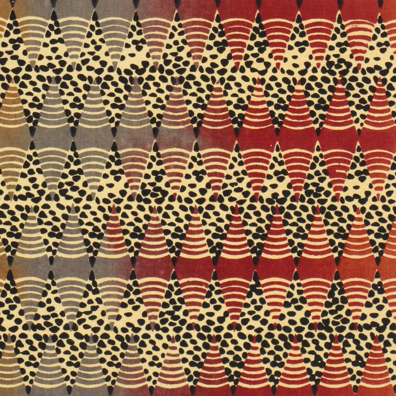 Kudhinda Zimbabwe Screen Prints Small Zig Zag Natural | The African ...
