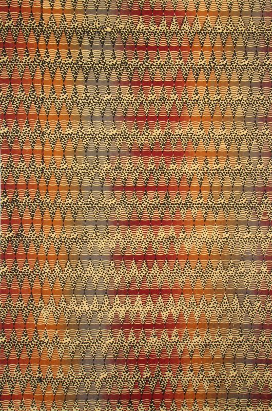 Kudhinda Zimbabwe Screen Prints Small Zig Zag Natural | The African ...