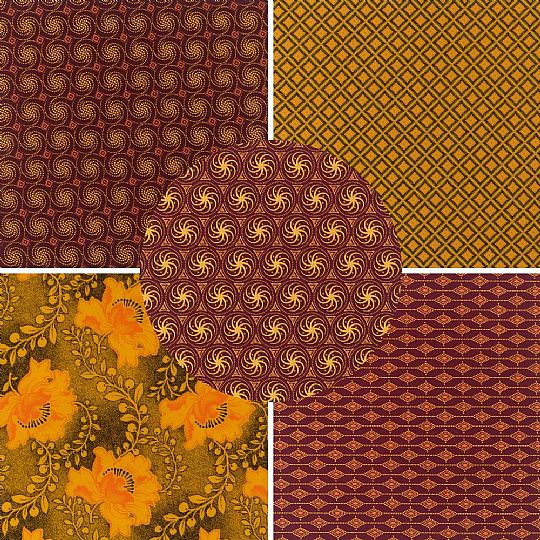 Shwe Shwe colours fabrics from South Africa