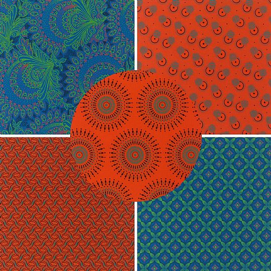 Shwe Shwe colours fabrics from South Africa