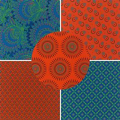 Shwe Shwe colours fabrics from South Africa