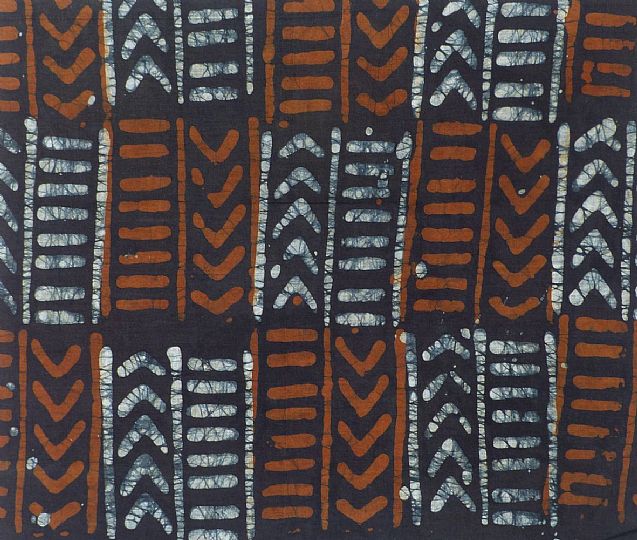 Kola & Indigo Hand-dyes Bogolan | The African Fabric Shop