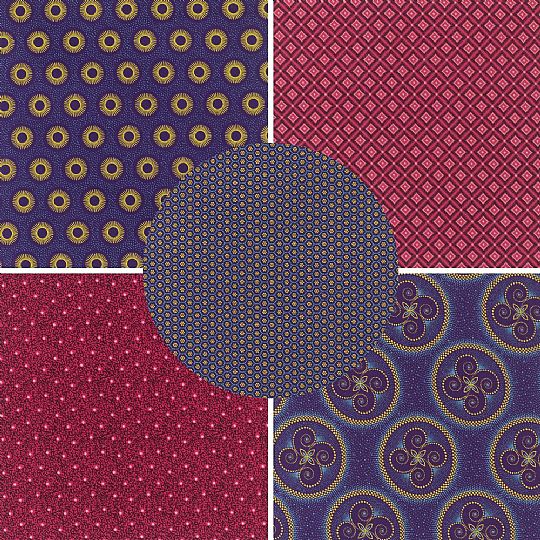 Shwe Shwe colours fabrics from South Africa