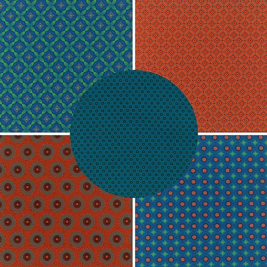 Shwe Shwe colours fabrics from South Africa
