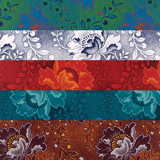 Shwe Shwe colours fabrics from South Africa