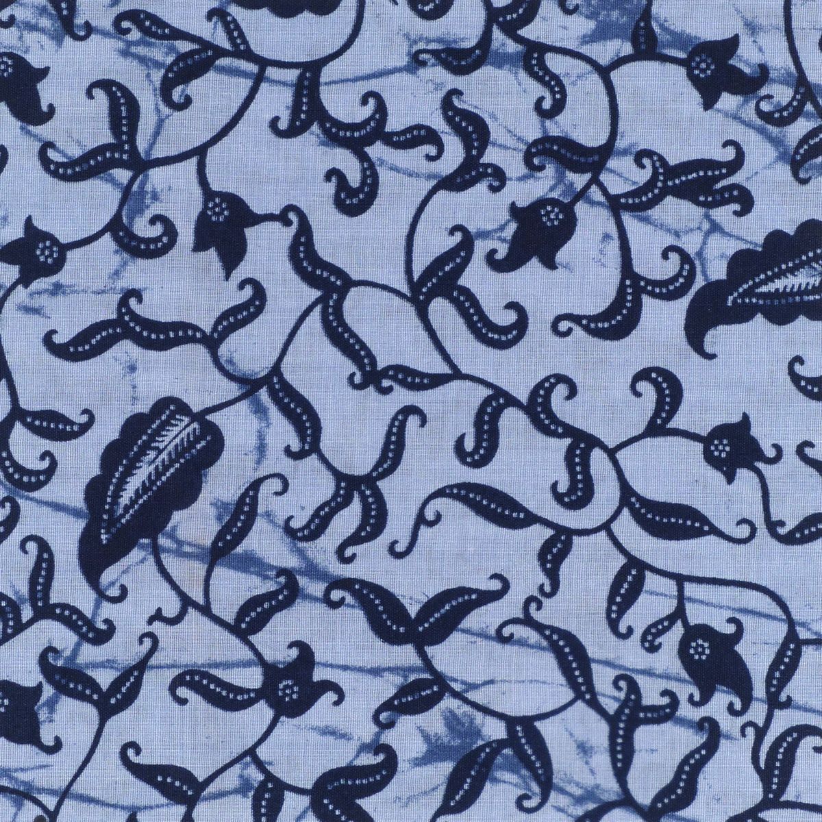 African Wax Print Indigos Chilli Pepper Indigo | The African Fabric Shop