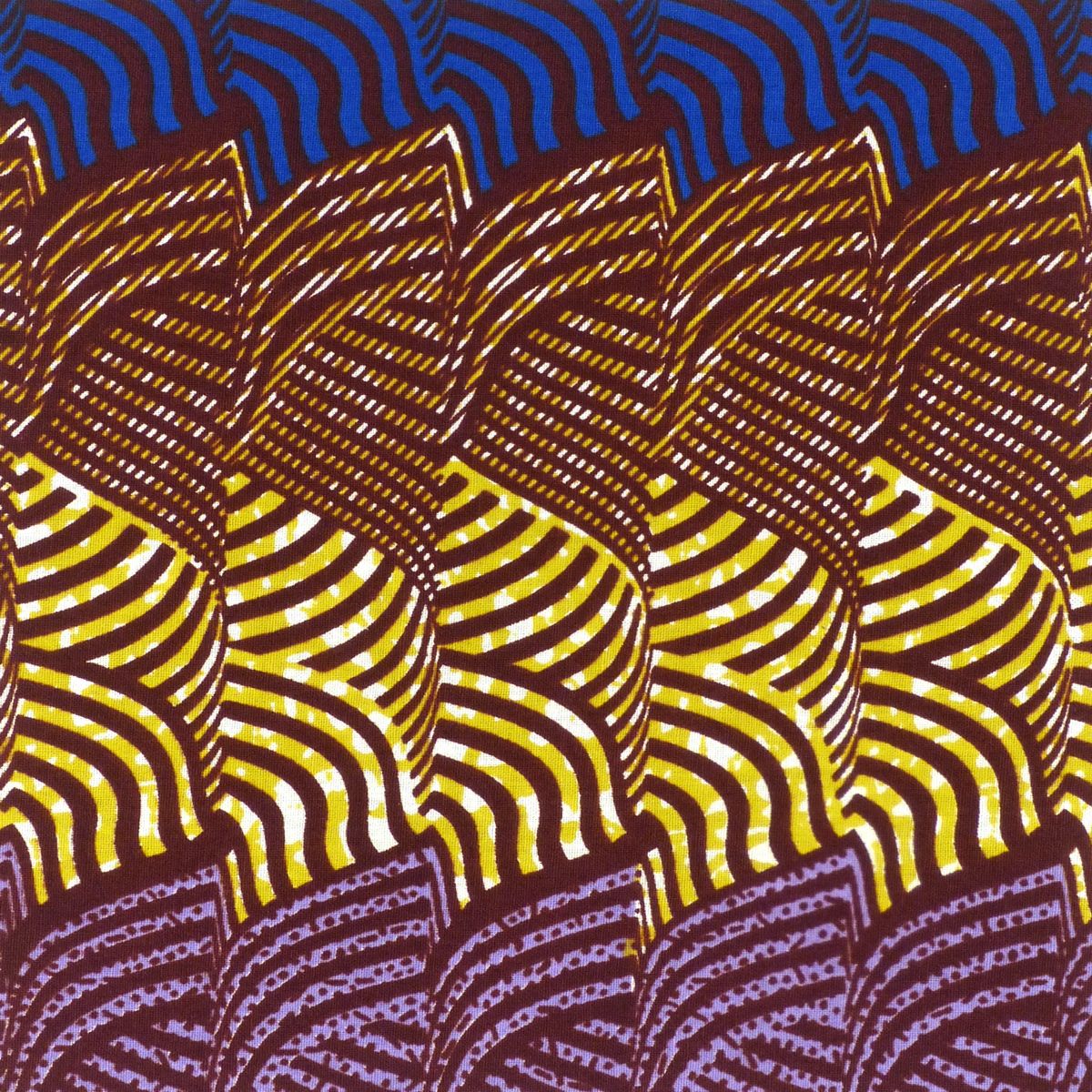African Wax Prints Short Waves | The African Fabric Shop