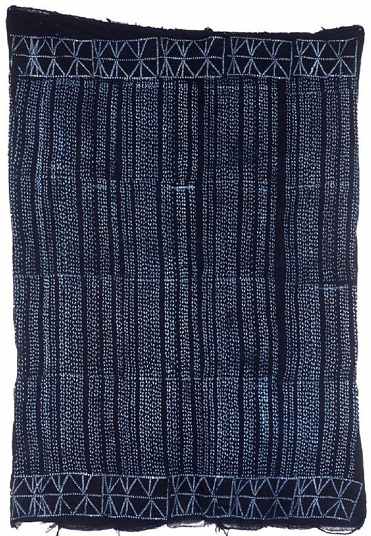 Indigo cloths from West Africa