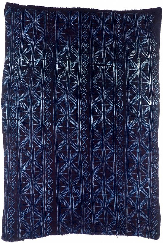 Indigo cloths from West Africa