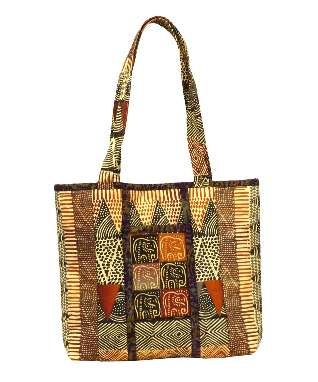Bag Kits Kudhinda Zig Zag Bag Kit - Natural | The African Fabric Shop