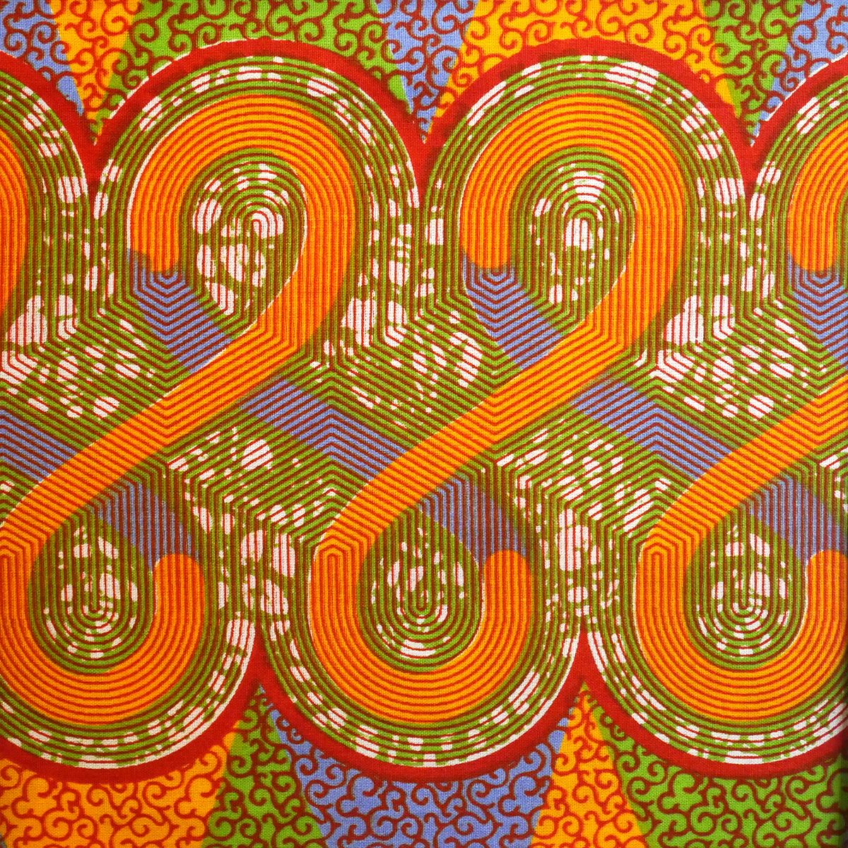 African Wax Prints Winding Road - Spring | The African Fabric Shop