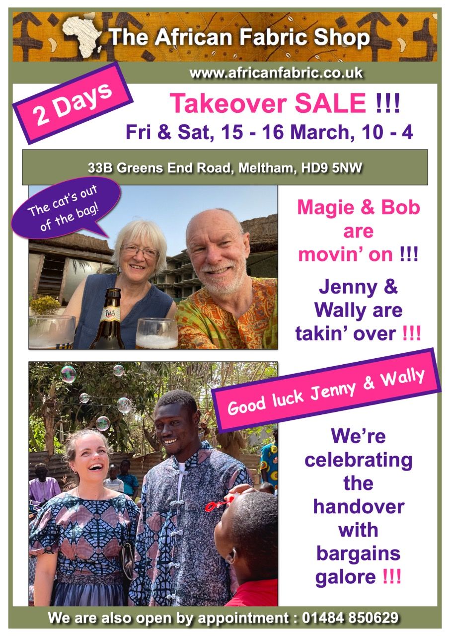 Visit The African Fabric Shop in Meltham, West Yorkshire, United Kingdom