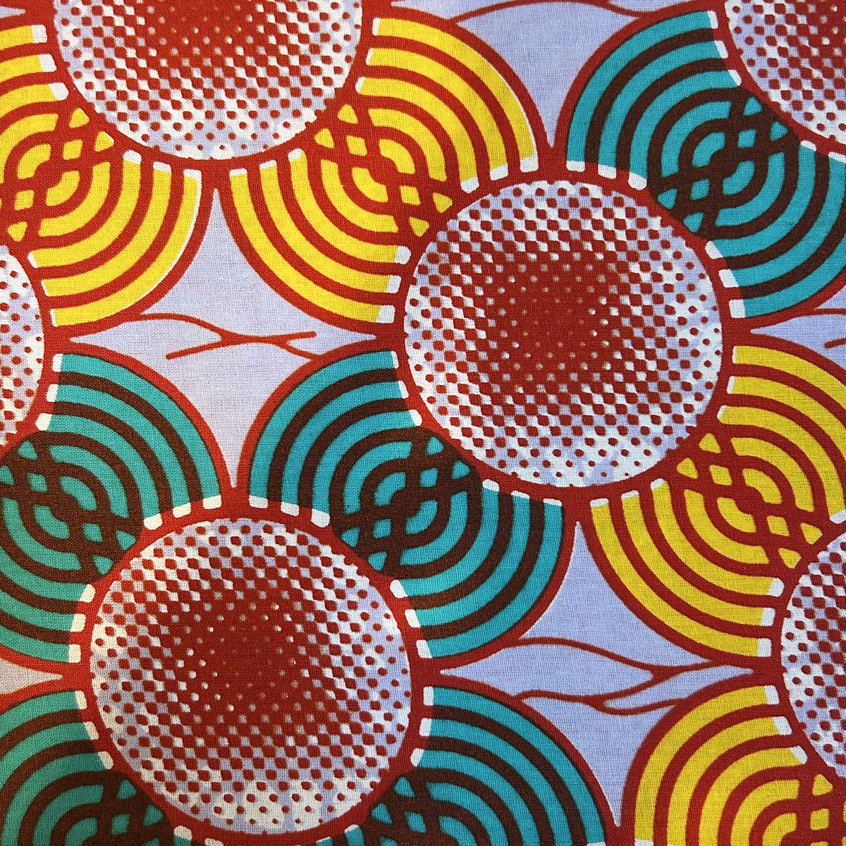 African Wax Prints Spring Daisy | The African Fabric Shop