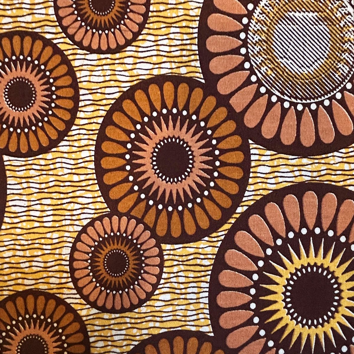 African Wax Prints Balance of Flower | The African Fabric Shop